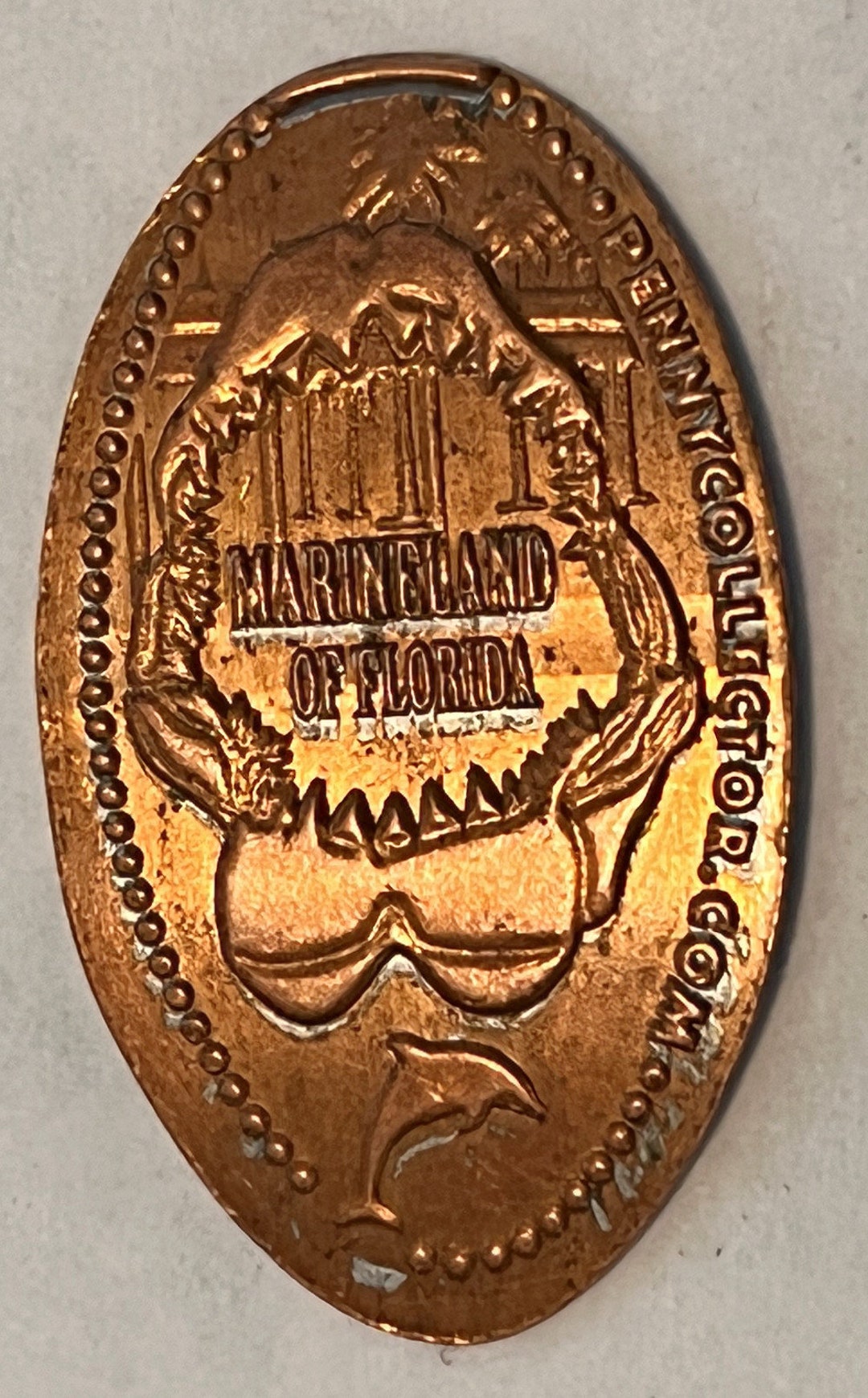 Shark Jaws Marineland Dolphin Adventure Florida Elongated Penny ...