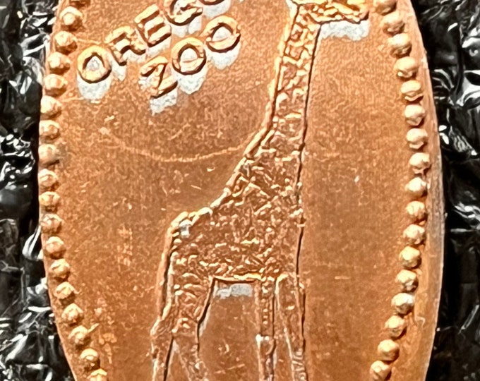 Oregon Zoo Giraffe Elongated Penny Portland Oregon Pressed Penny ...