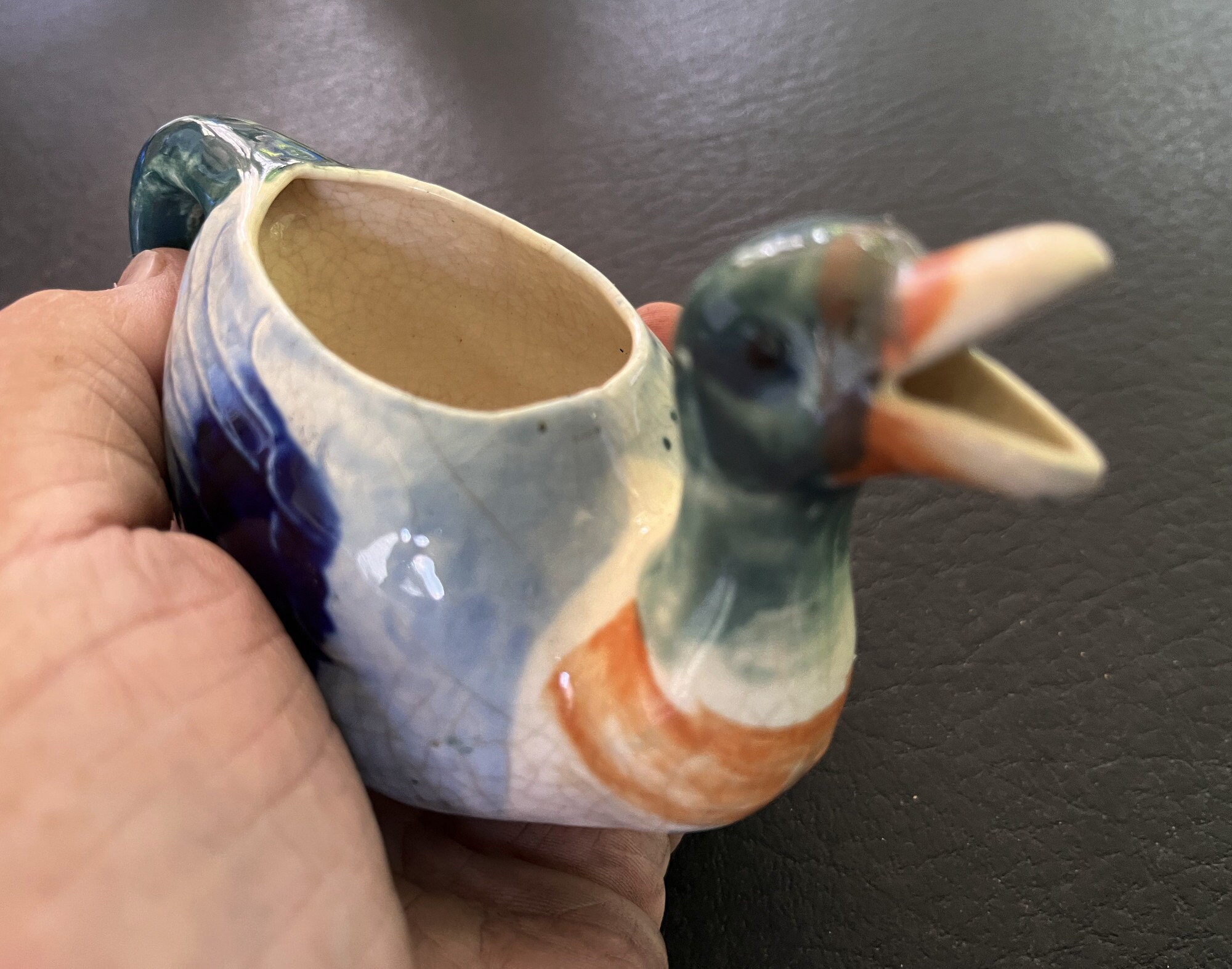 Small Duck Planter Made in Japan One Nice Mallard or Use It as a ...