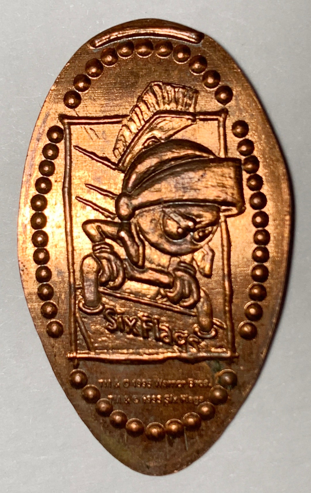 Six Flags Henery Hawk Gladiator Rollercoaster Looney Tunes Warner ...