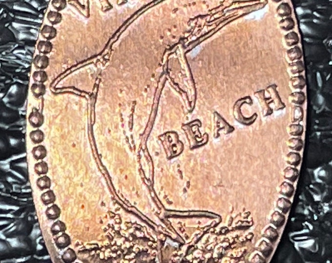 Dolphin Virginia Beach Elongated Penny Keepsake Penny Squished Penny ...