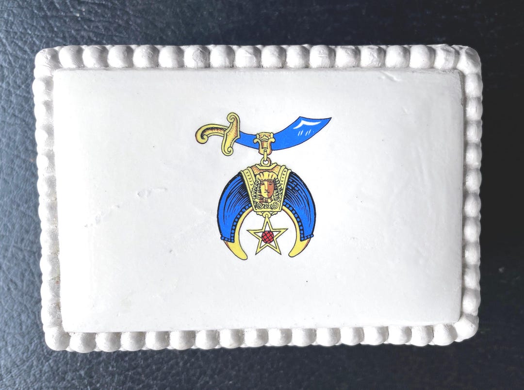 Vintage Fraternal Shriners Masonic Masons Lidded Decorative Box B18 - Etsy