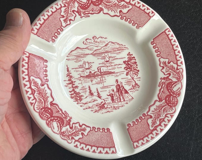 Royal China Memory Lane Three Slot Ash Trays/coaster/underplate Vintage ...