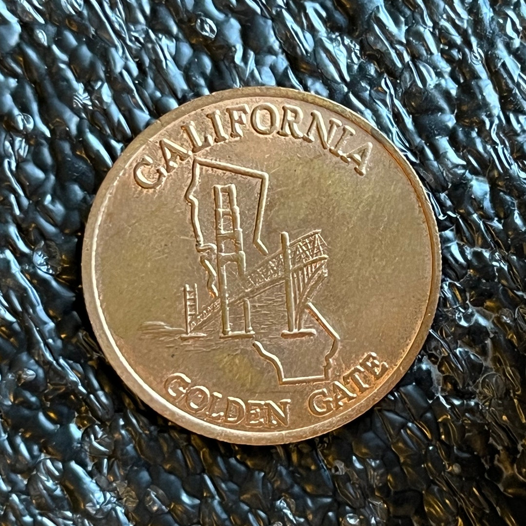 California State of the Union Bronze Token the Golden State U31 - Etsy