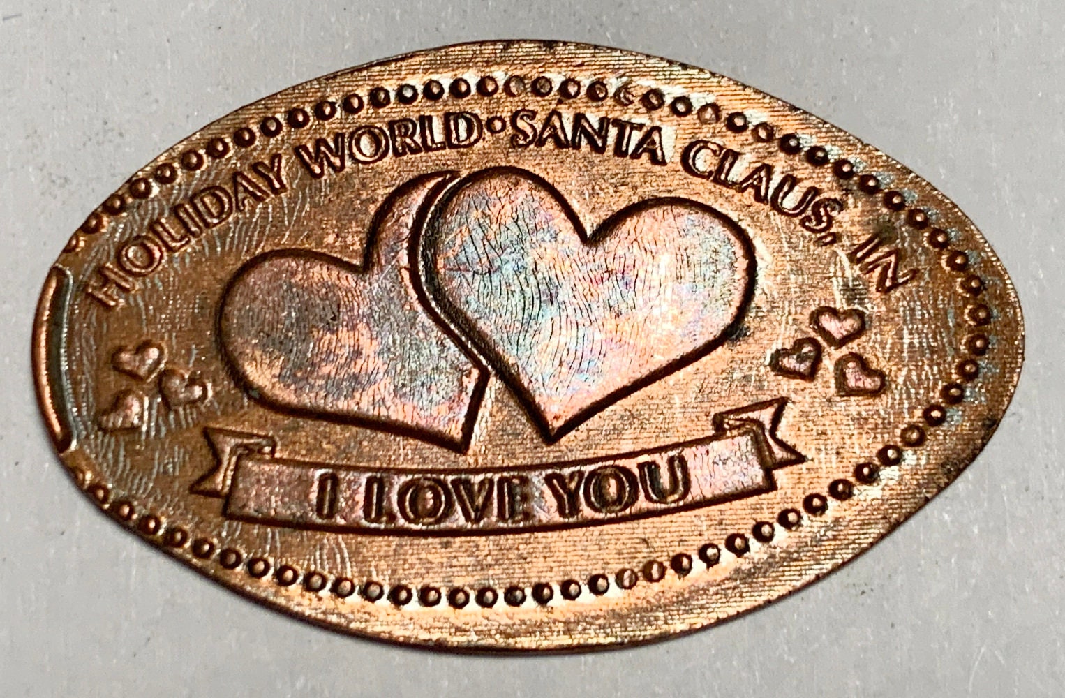 Freedom Train Holiday World Santa Claus Indiana elongated penny ...