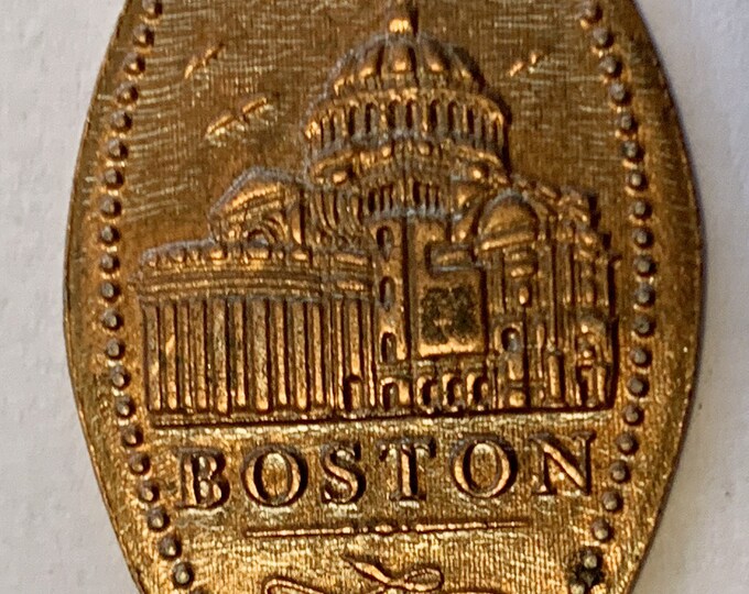 Boston Massachusetts Elongated Penny Squished Penny Rolled Penny HT9070 ...