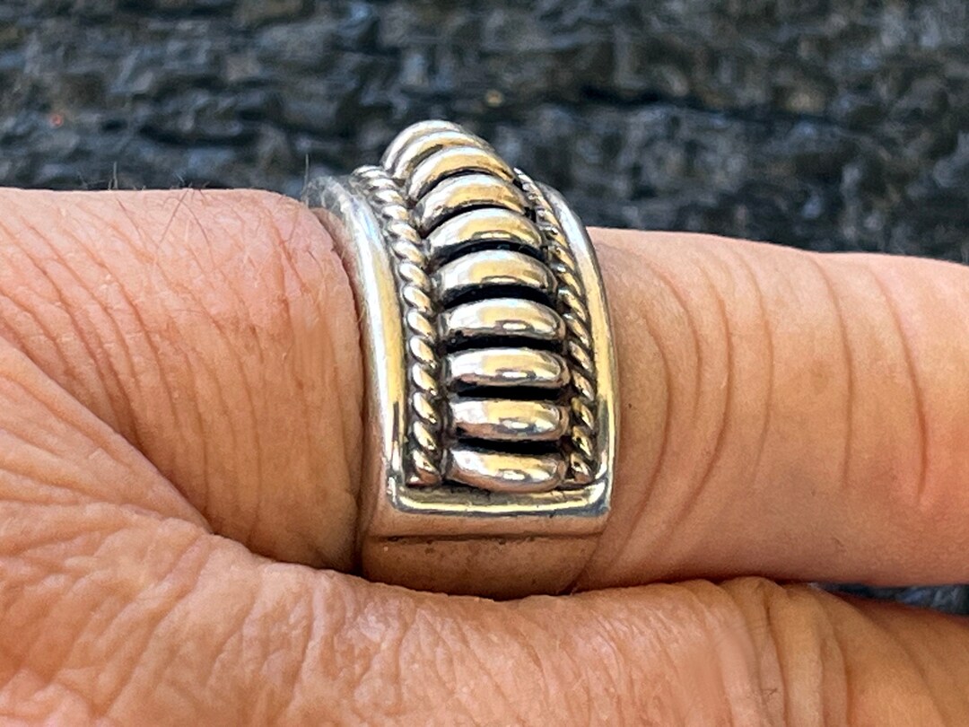 925 Sterling Silver Ring Marked TC Size 8 1/2 HT669 - Etsy
