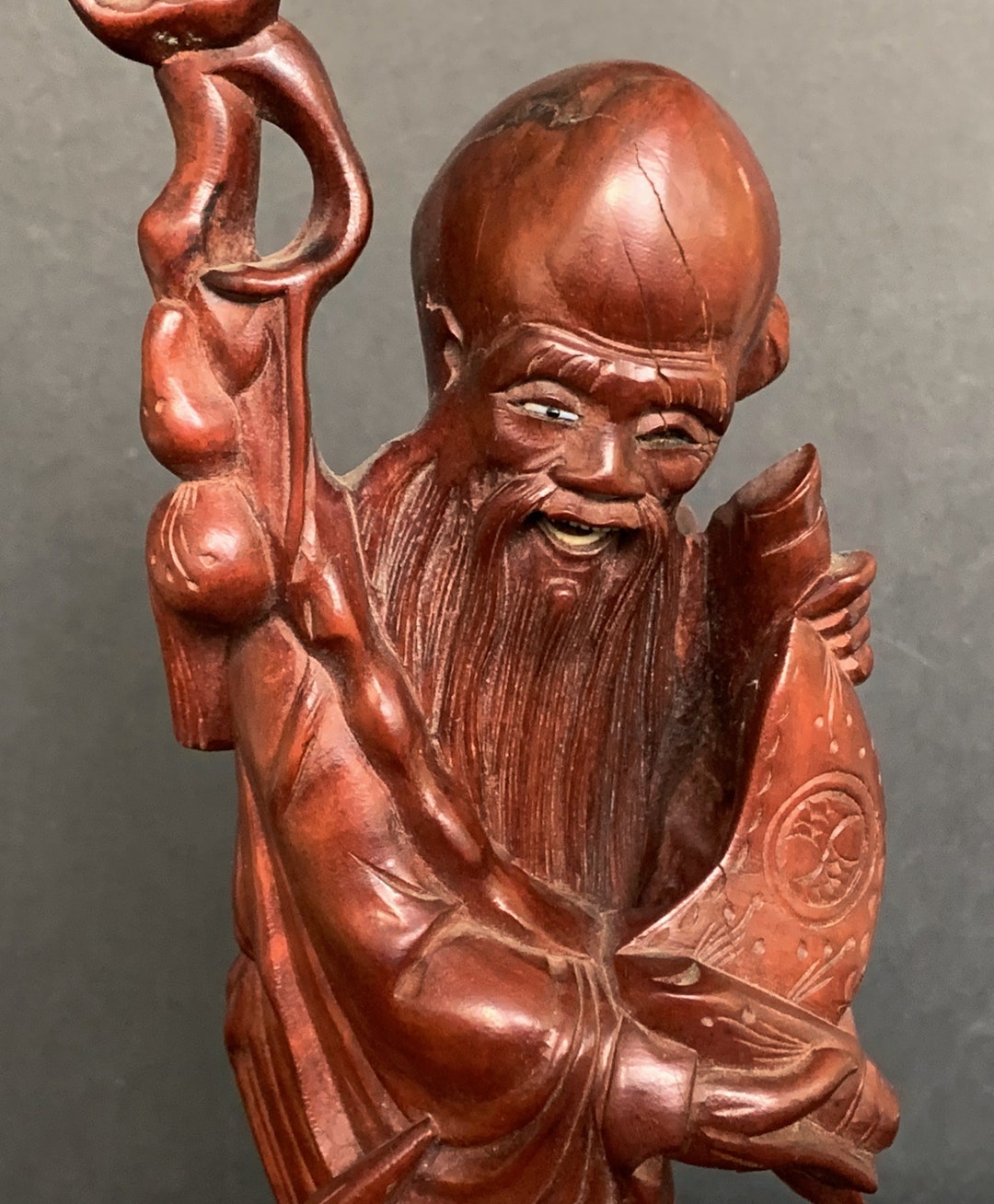 One of Japan’s Seven Lucky Gods Jurojin God of Wisdom and Longevity ...