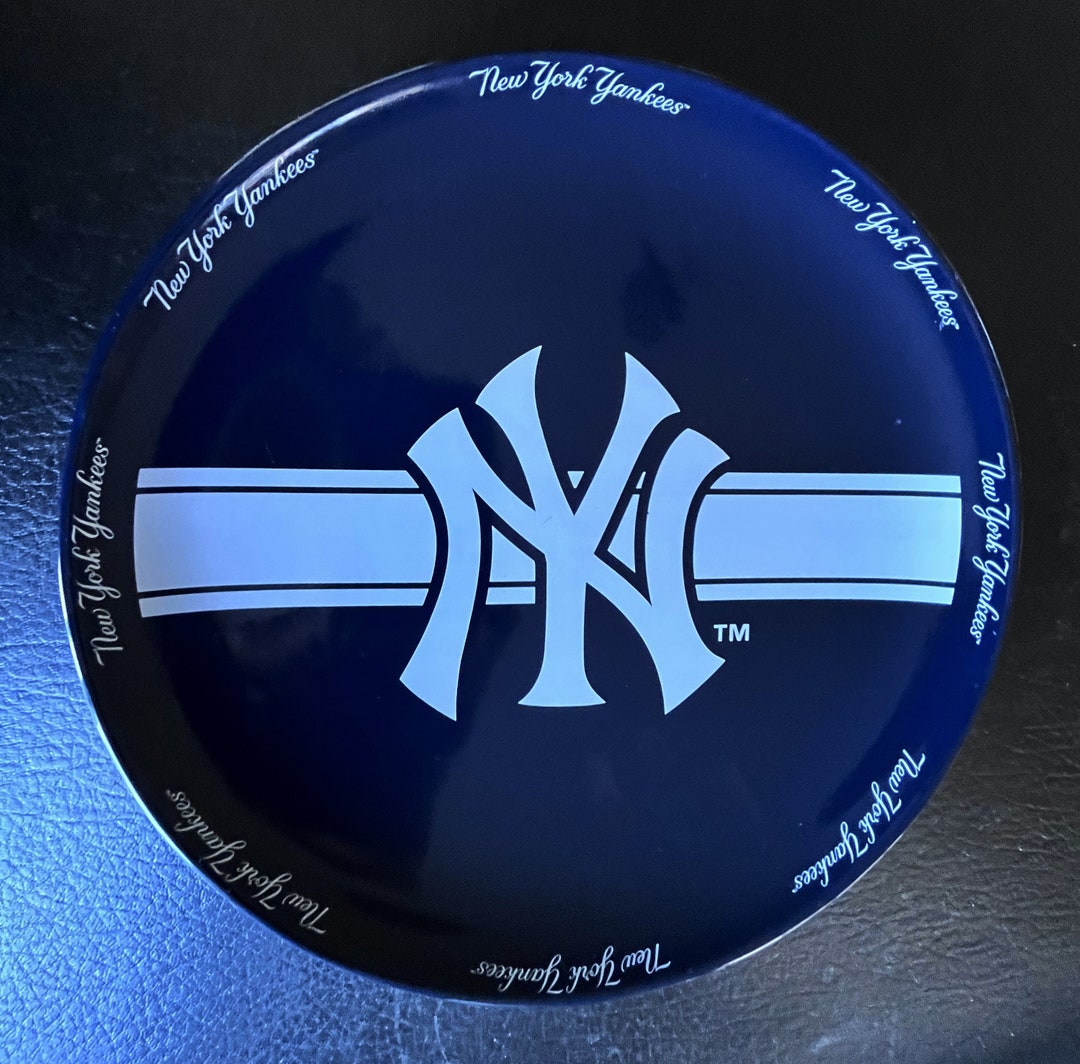 New York Yankees Boelter Ceramic Serving Plate Dark Navy Blue - Etsy