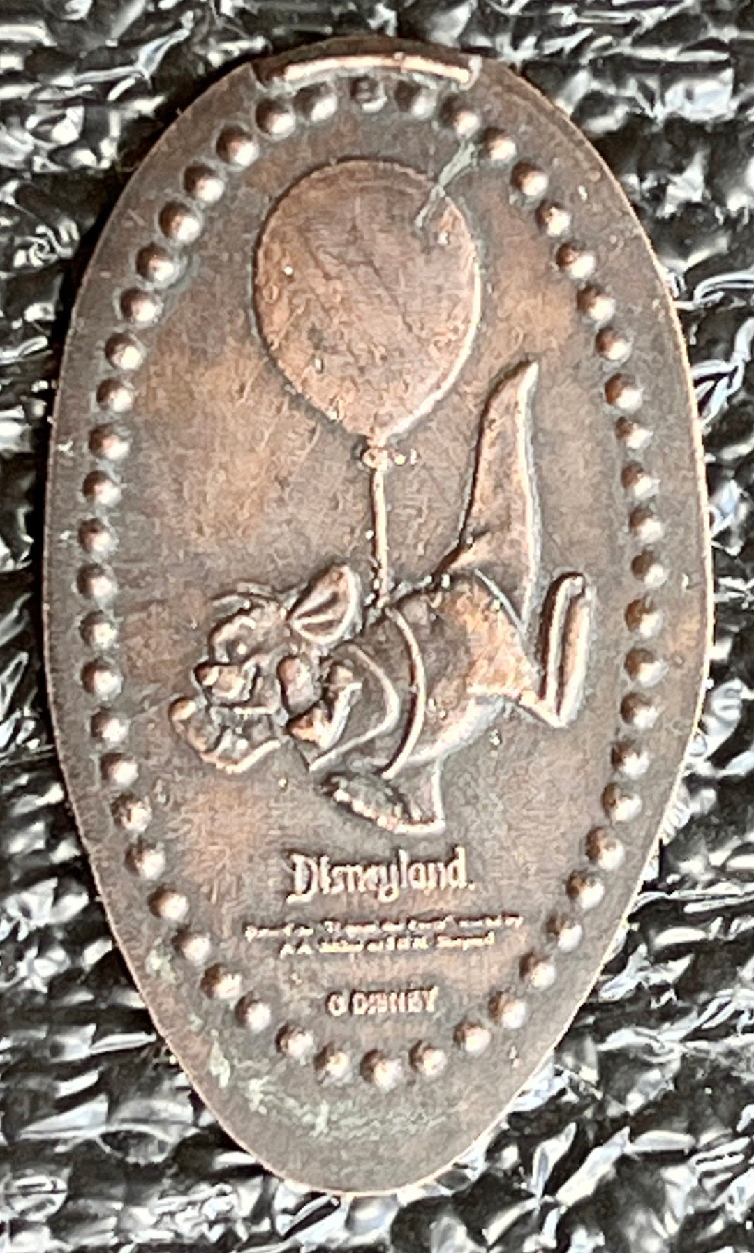 Roo Kangaroo & Balloon Winnie the Poo Elongated Penny Keepsake Penny ...