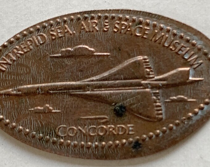 USS Intrepid Sea Air Space Museum Concord Elongated Penny Squished ...