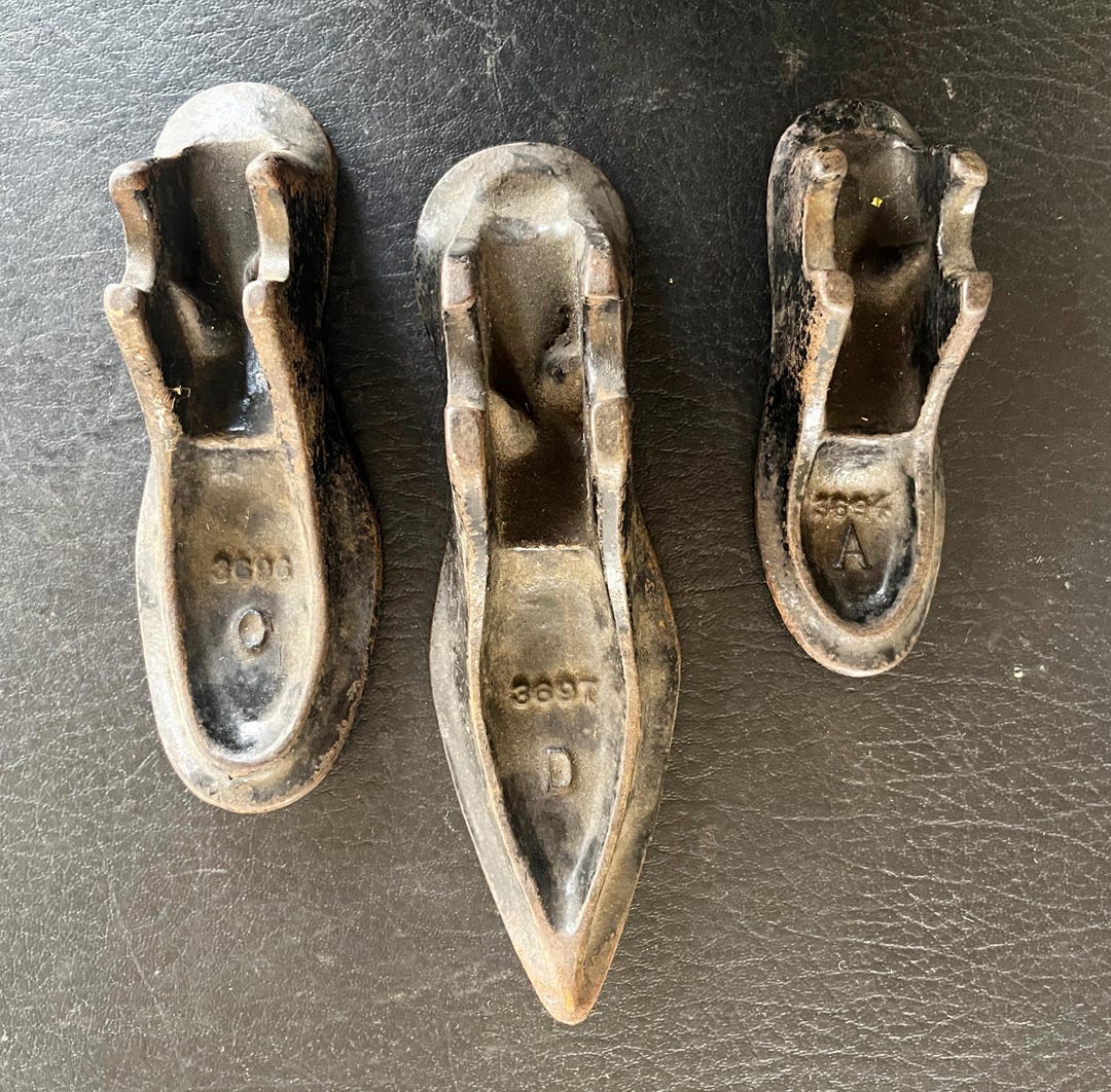 Antique Lasts Cobblers Shoe Forms Cast Iron for Making and Repairing of ...