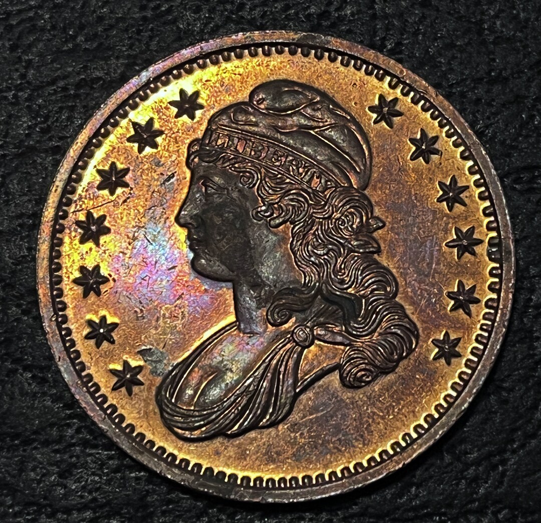 Draped Bust 1 Ounce Copper Art Round Eagle Shield Reverse USA Beautiful ...