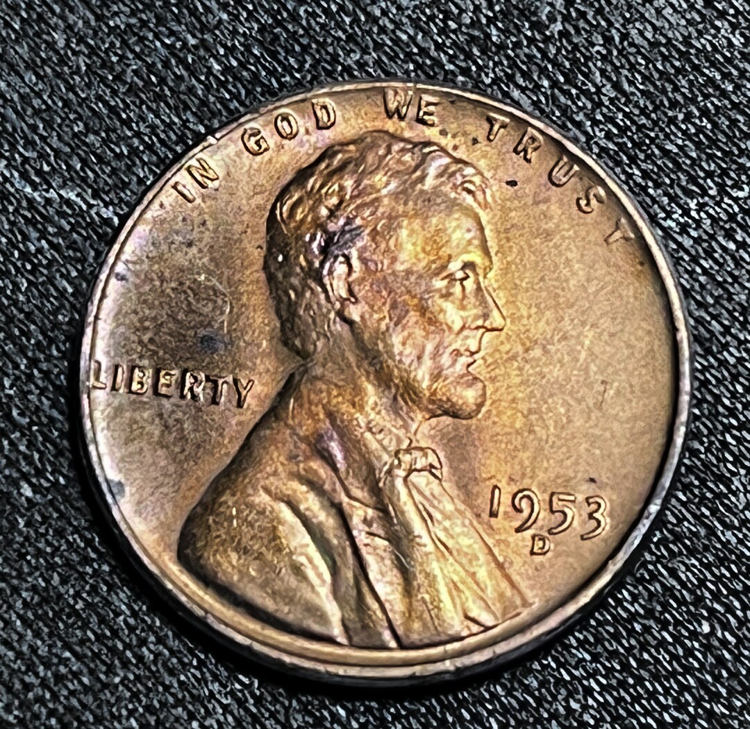 1953 D Lincoln Wheat Penny BU Mint Luster Uncirculated Free Shipping ...