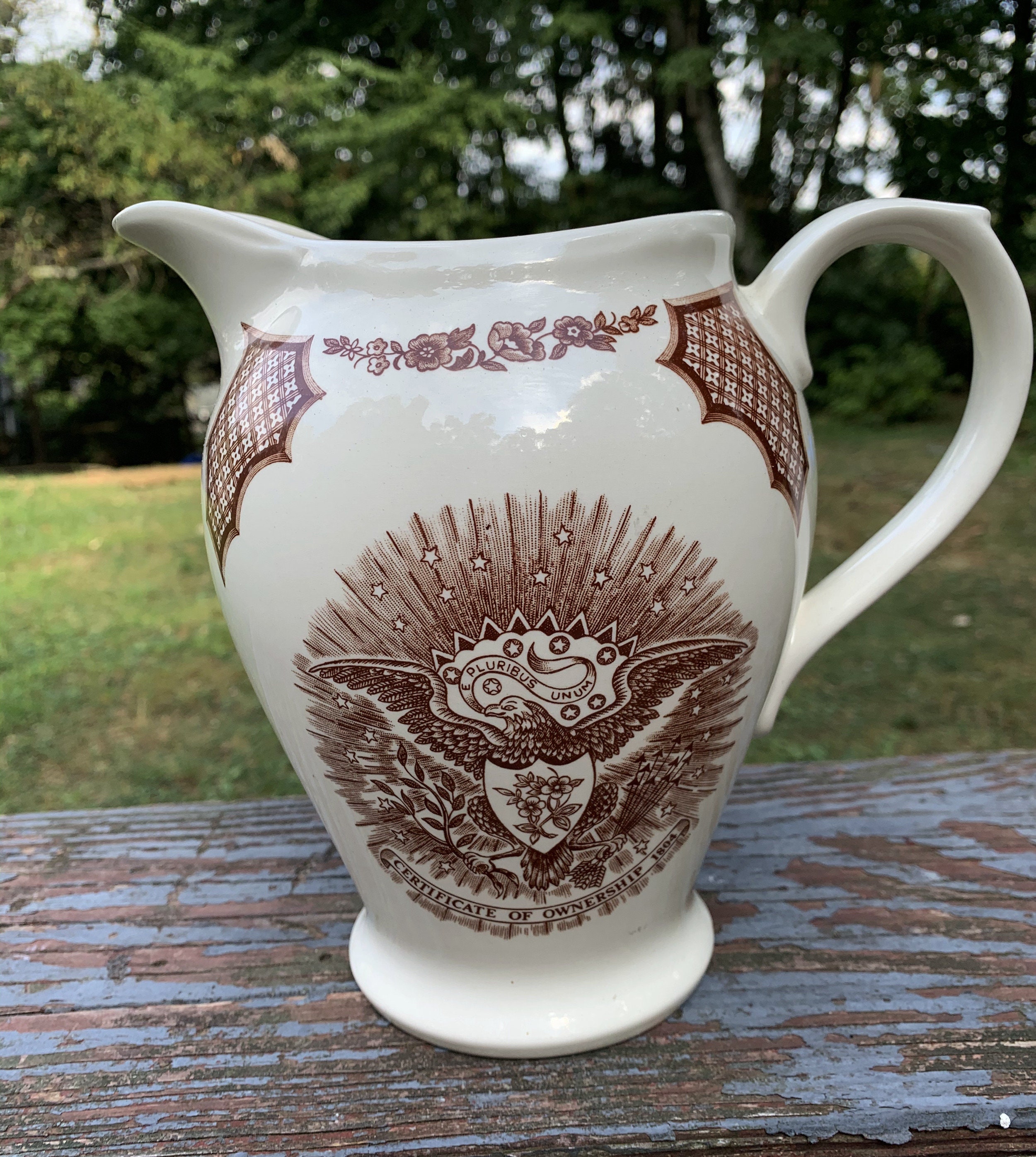 Alfred Meakin Fair Winds Copper Engraved Milk Pitcher New York - Etsy