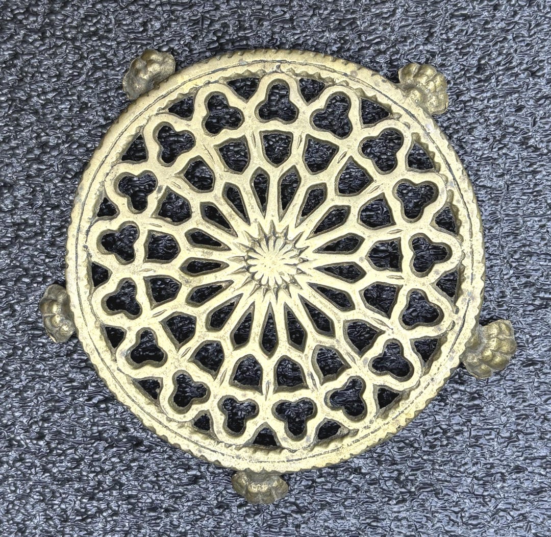 Brass Trivet Vintage Lion Paw Feet B12.5 - Etsy