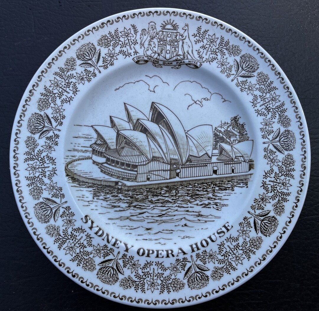 Collectors Plate by Wood & Sons of Sydney Opera House From Down Under ...