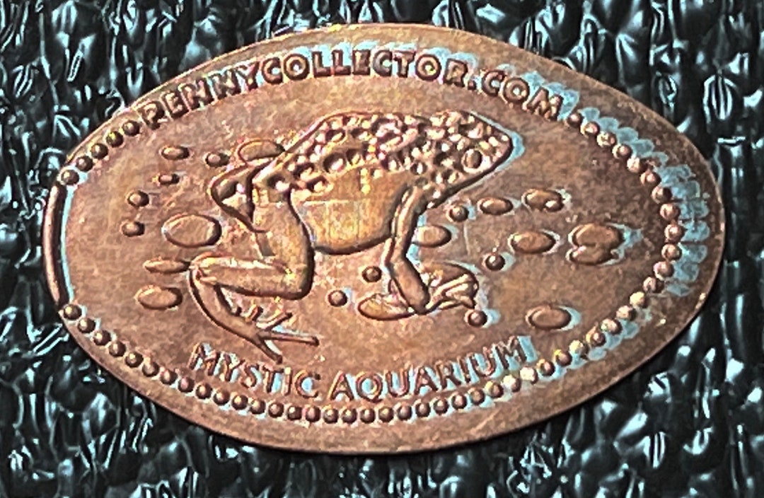 Frog Mystic Aquarium Mystic CT Elongated Penny Keepsake Penny Squished ...