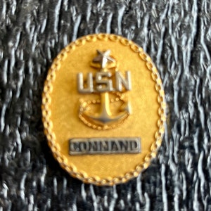 Genuine Navy ID Badge Senior Enlisted Advisor E8 Command CPO Regulation ...