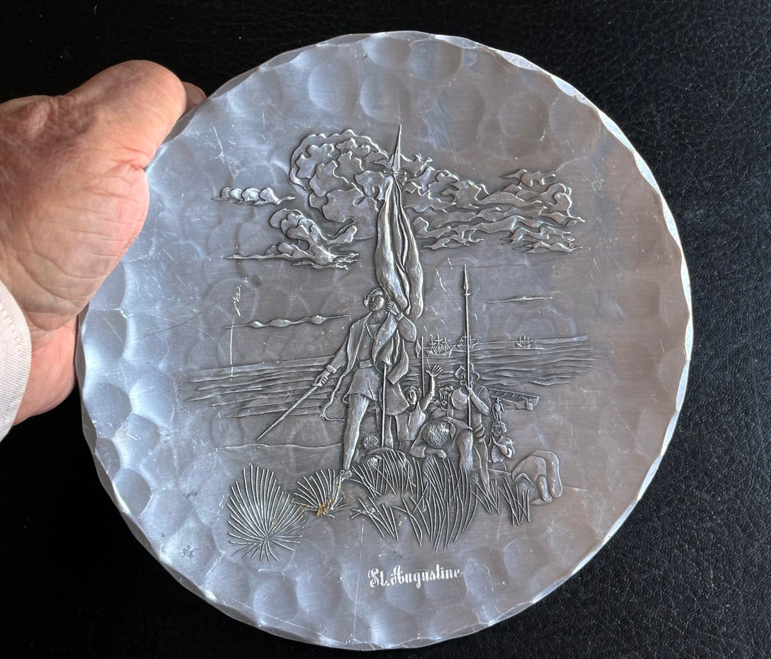 Demarsh Forged Aluminum Plate St Augustine Landing in Florida - Etsy