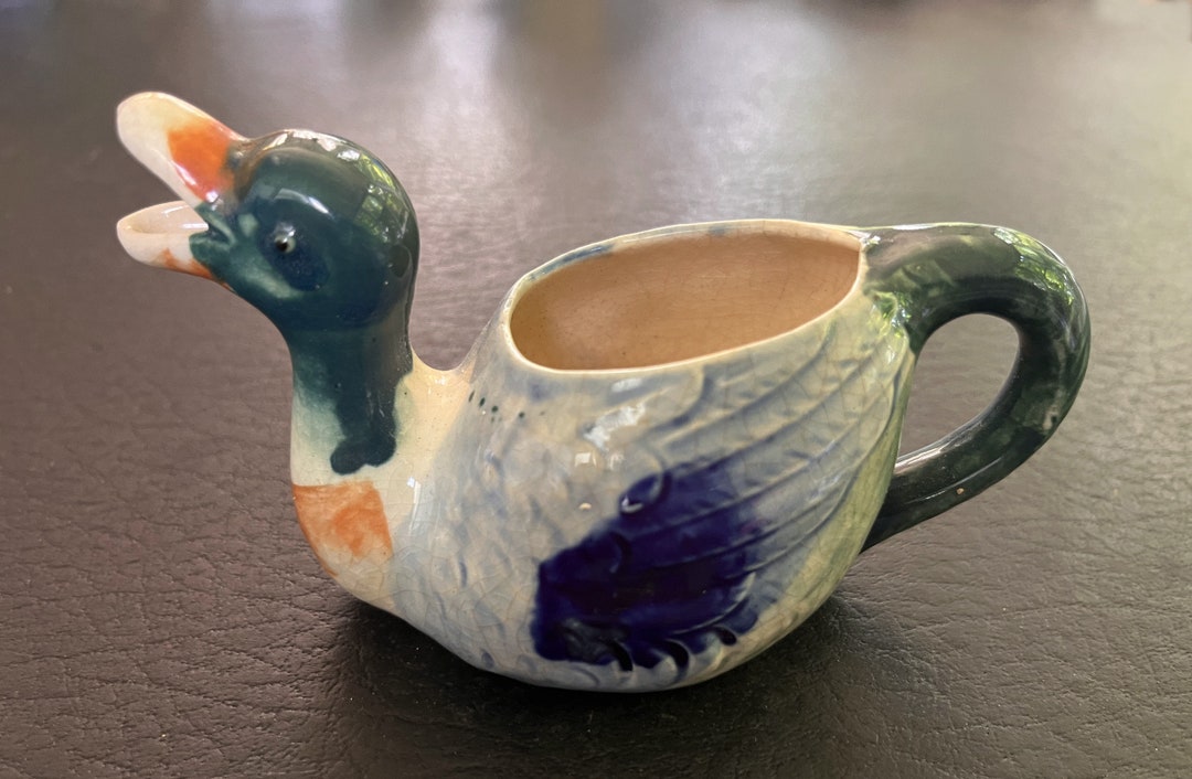 Small Duck Planter Made in Japan One Nice Mallard or Use It as a ...
