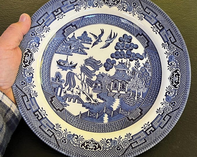 Blue Willow Churchill England Dinner Plates Dishes 10 1/4 - Etsy