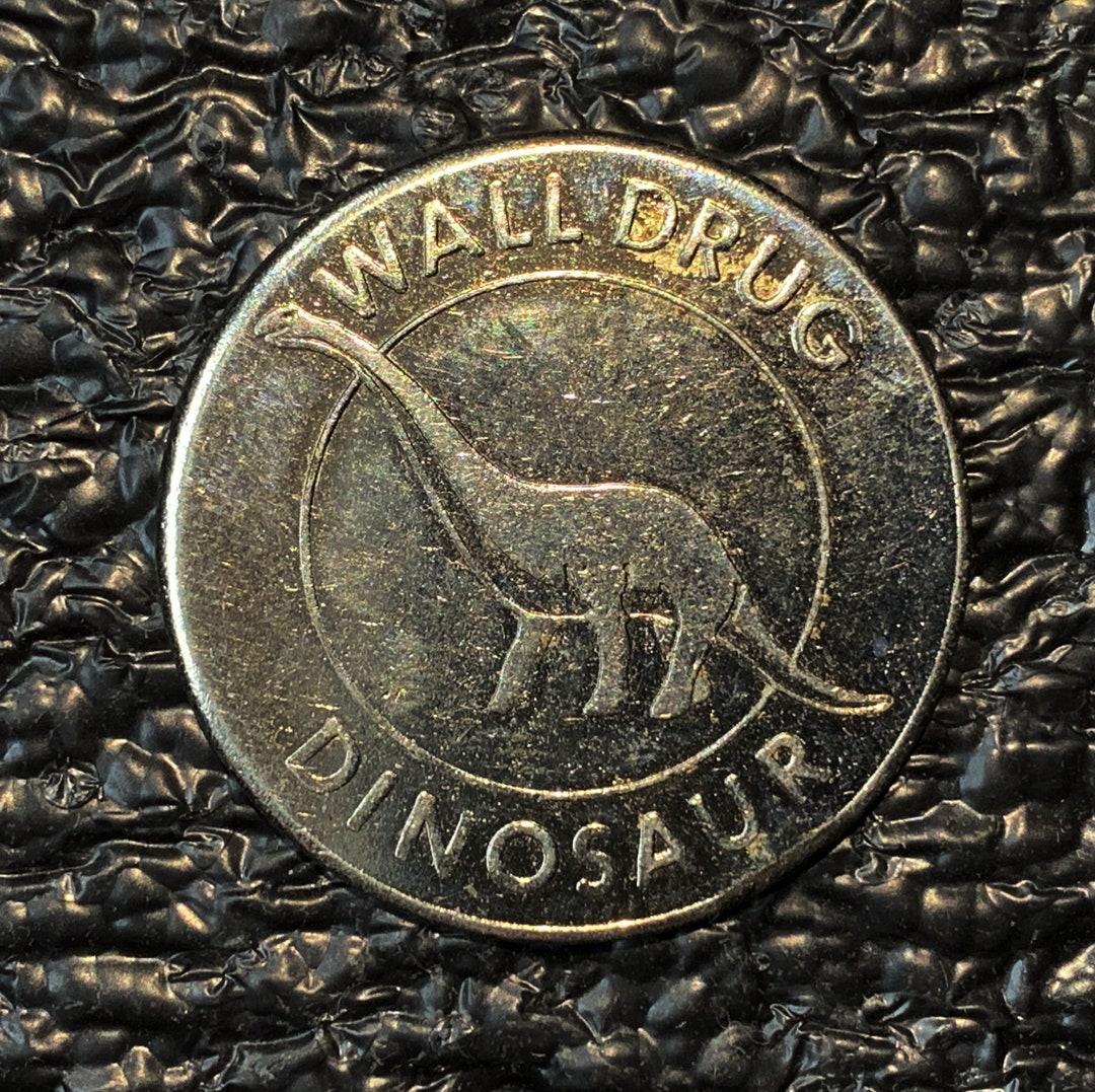 Wall Drug Dinosaur Wall South Dakota Nice Vintage Token HT611 - Etsy
