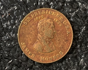 Chester Arthur 21th President Gold Tone Metal Coin Political History on ...
