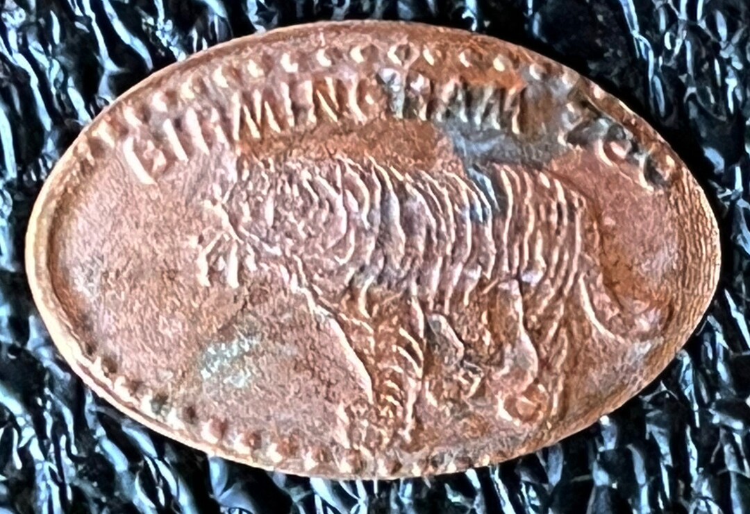Birmingham Zoo Tiger Elongated Penny Birmingham Alabama Pressed Penny ...
