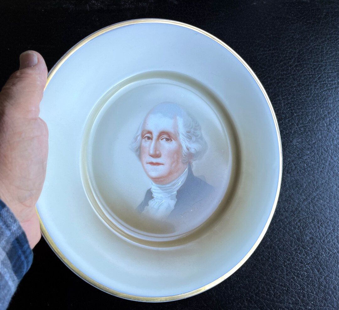 George Washington Vintage Tatler & Lawson Silesia Portrait Plate 7 3/4 ...