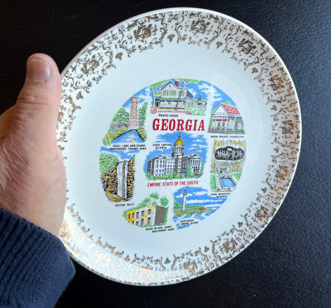 Georgia the Empire State of the South Vintage Collectible Souvenir ...