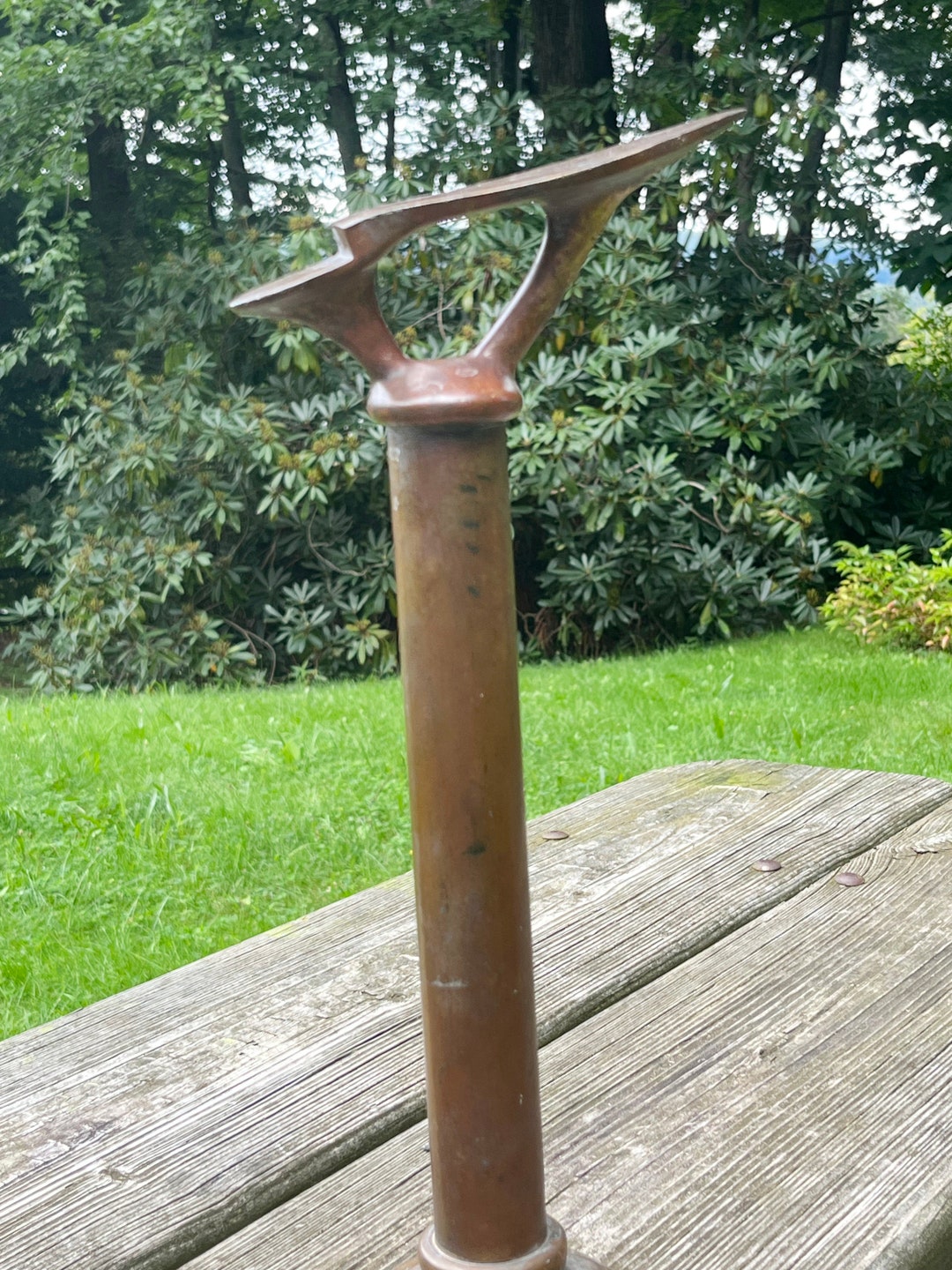 Solid Brass Shoe Shine Stand Foot Rest 16 1/4 Tall Great - Etsy