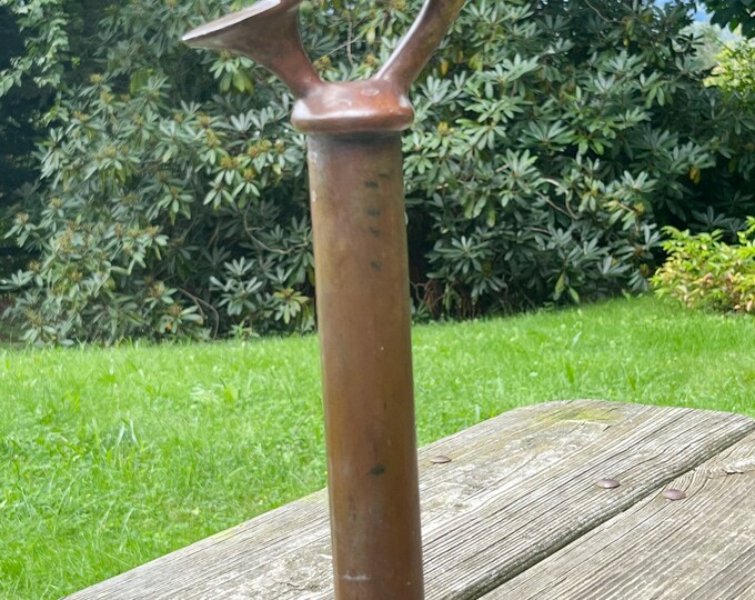 Solid Brass Shoe Shine Stand Foot Rest 16 1/4 Tall Great Patina - Etsy