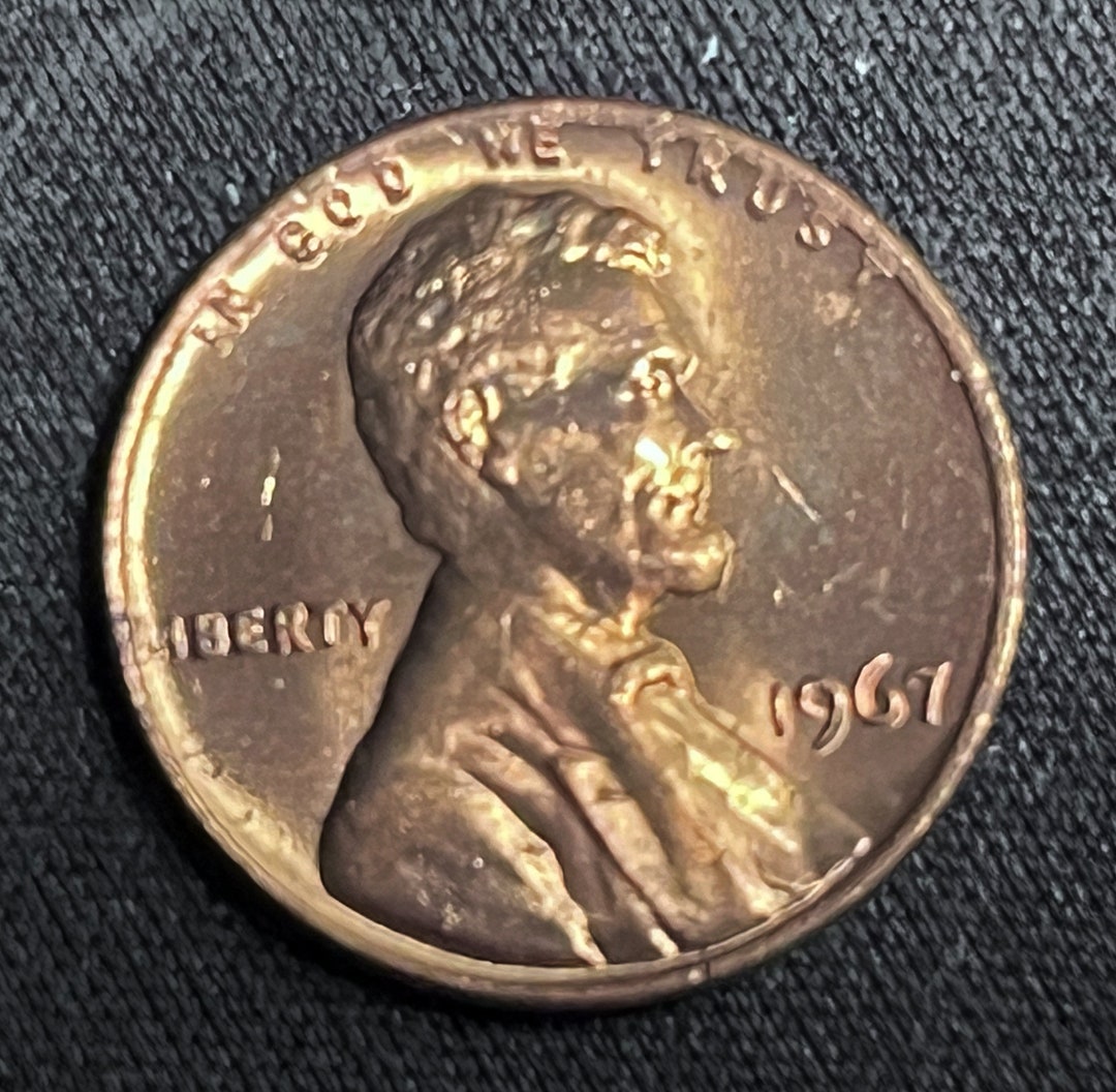 1967 Lincoln Penny No Mint Mark!! Amazing Shape!! ‘L’ on Edge Free ...