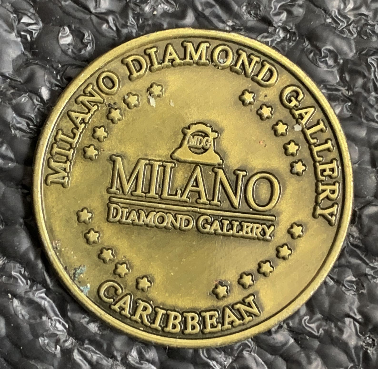 Milano Diamond Gallery Pendant Aruba and a St Thomas Token Two Tokens ...