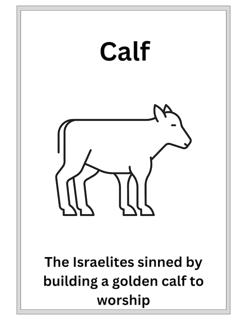 Animals in the Bible Printable Coloring Book Pages - Etsy