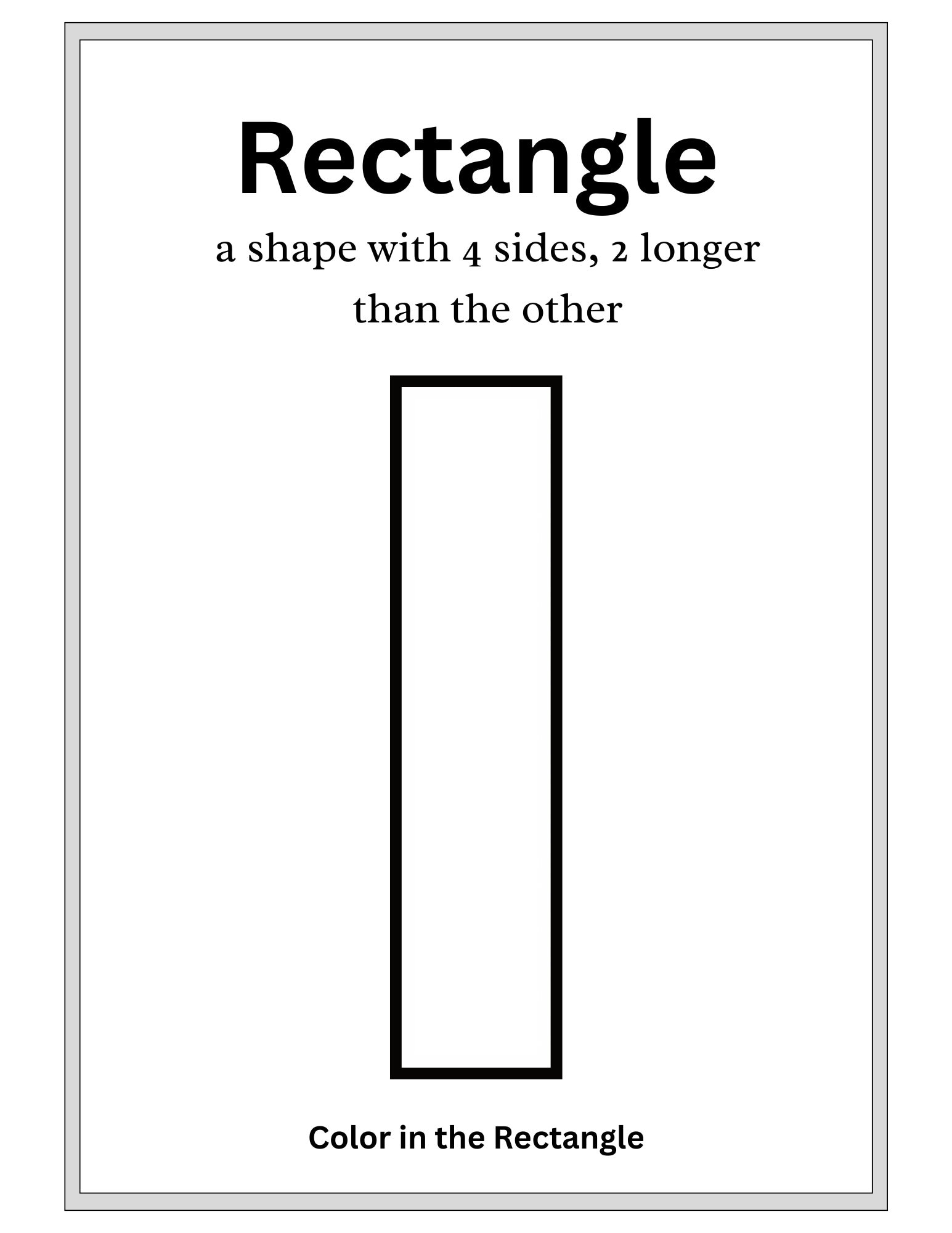 Learn Your Shapes Printable Coloring Book - Etsy