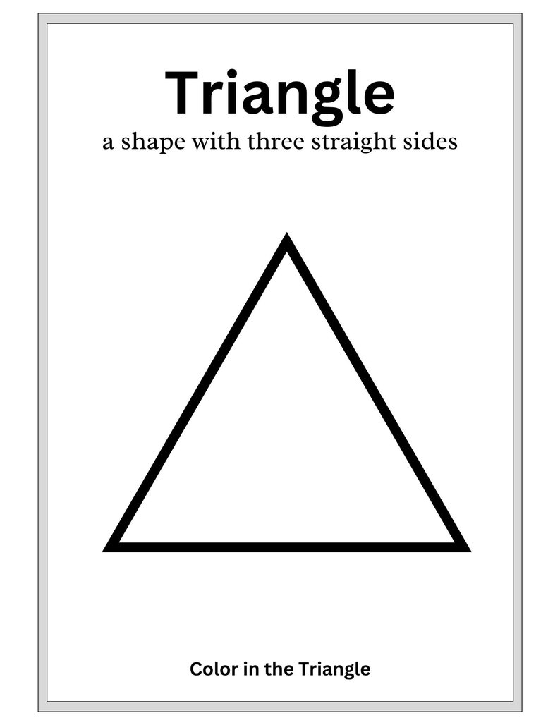 Learn Your Shapes Printable Coloring Book - Etsy