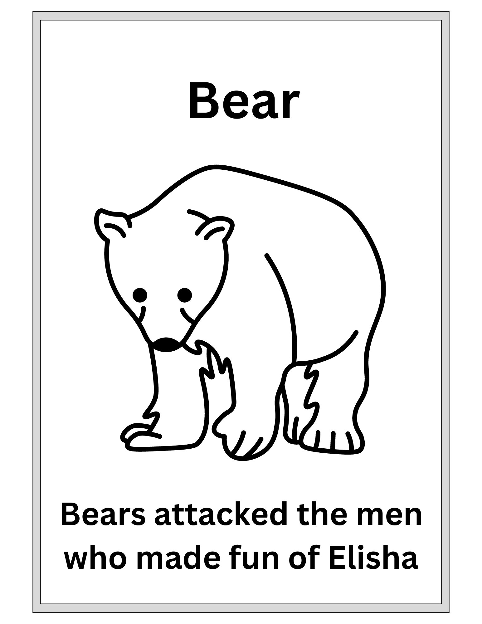 Animals in the Bible Printable Coloring Book Pages - Etsy