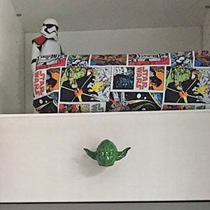 Yoda Furniture Knob | Star Wars Drawer Pulls - Star Wars Decor - Etsy