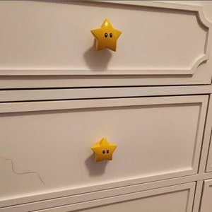 Super Mario Star Drawer Knobs | Nintendo Game Room | Cute Star Video ...