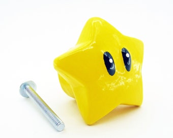Mario Star Drawer Pulls | Super Mario Bros