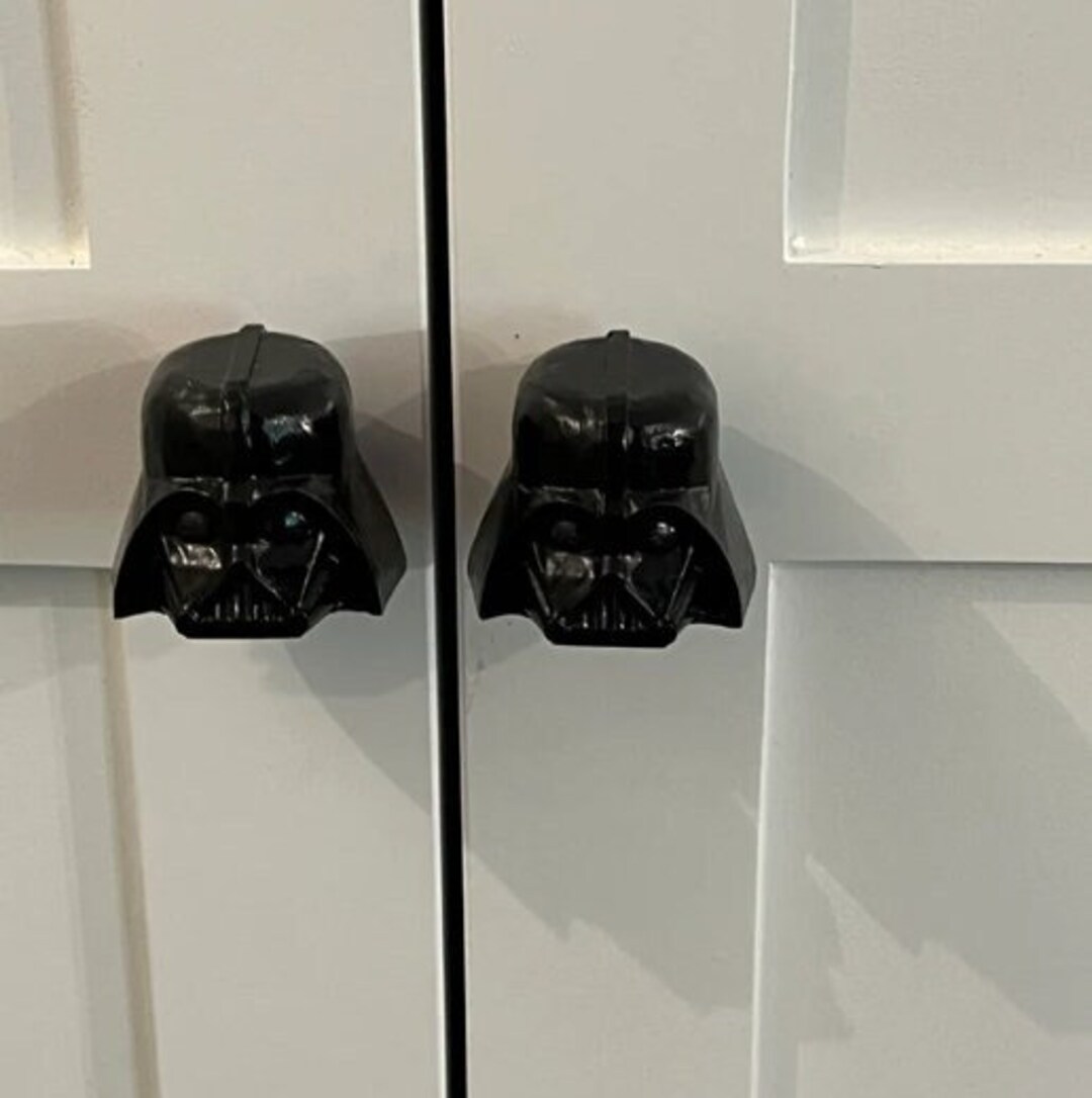 Star Wars Darth Vader Drawer Knobs Star Wars Furniture Knob - Etsy
