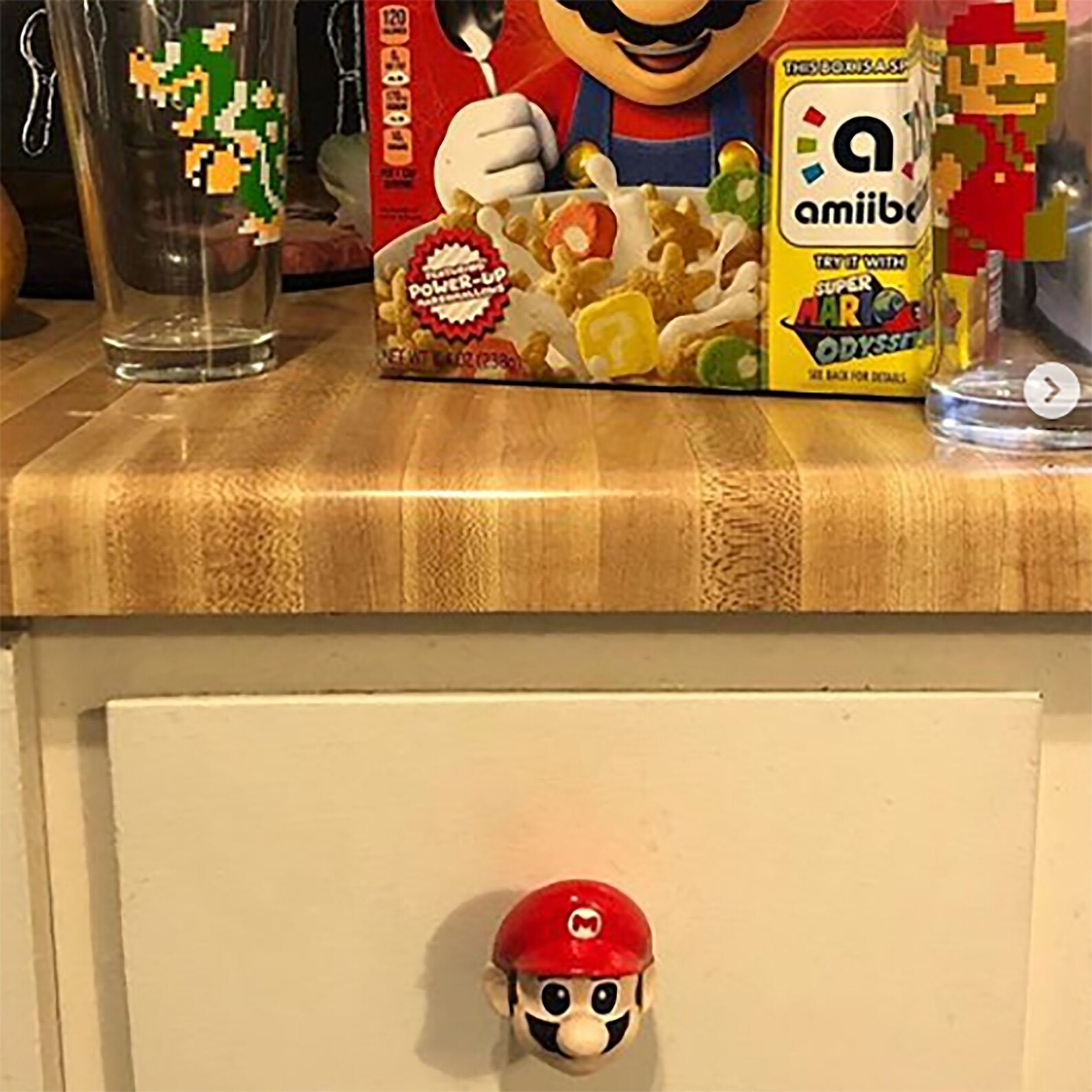Mario Drawer Pulls Glow in the Dark Super Mario Bros Furniture - Etsy