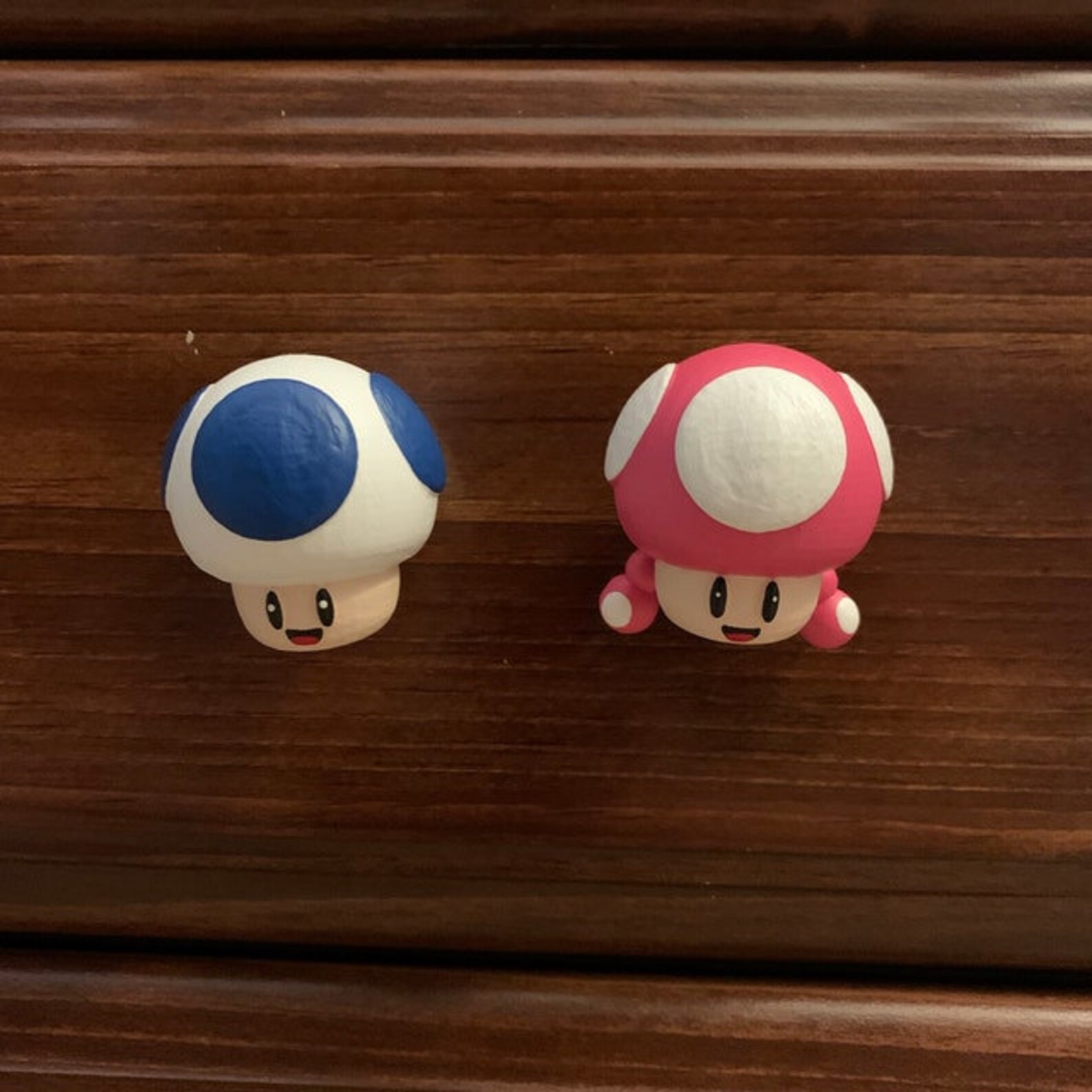 Toad Cabinet Pull Toadette Drawer Knob - Super Mario Decor / Nintendo ...