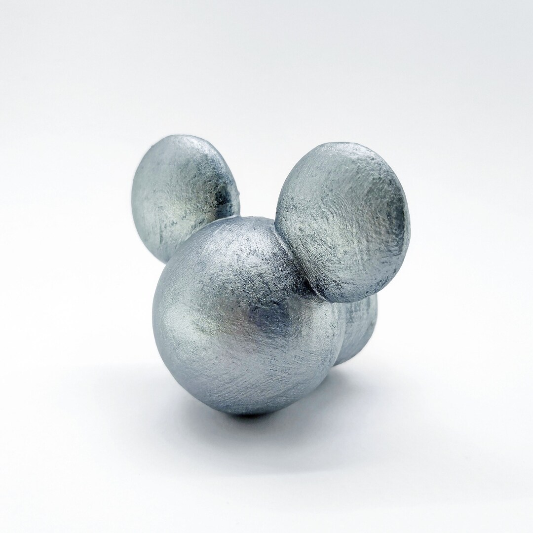 Mickey Mouse Ears Drawer Knob Cabinet Pull - Metallic Gold Silver ...