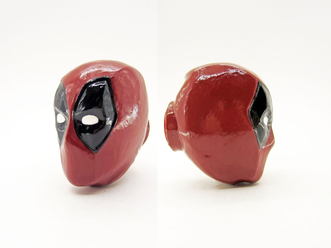 Deadpool Dresser Knobs | Marvel Superhero Knobs Resin Cabinet Pull ...