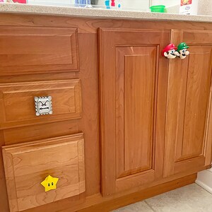 Super Mario Star Drawer Knobs | Nintendo Game Room | Cute Star Video ...