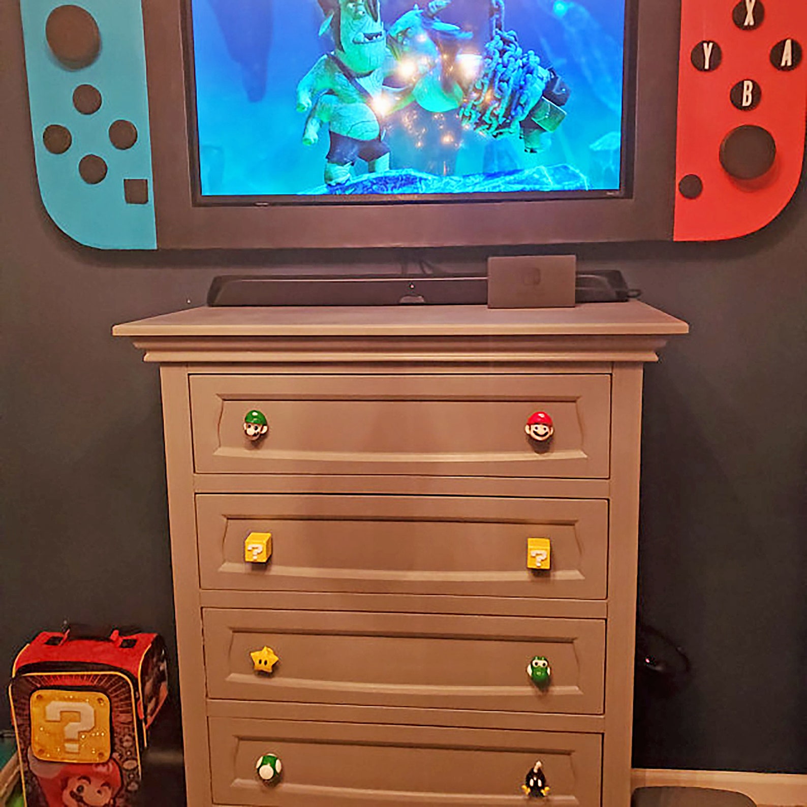 Super Mario Yoshi Drawer Knobs Nintendo Decor Cute Yoshi | Etsy