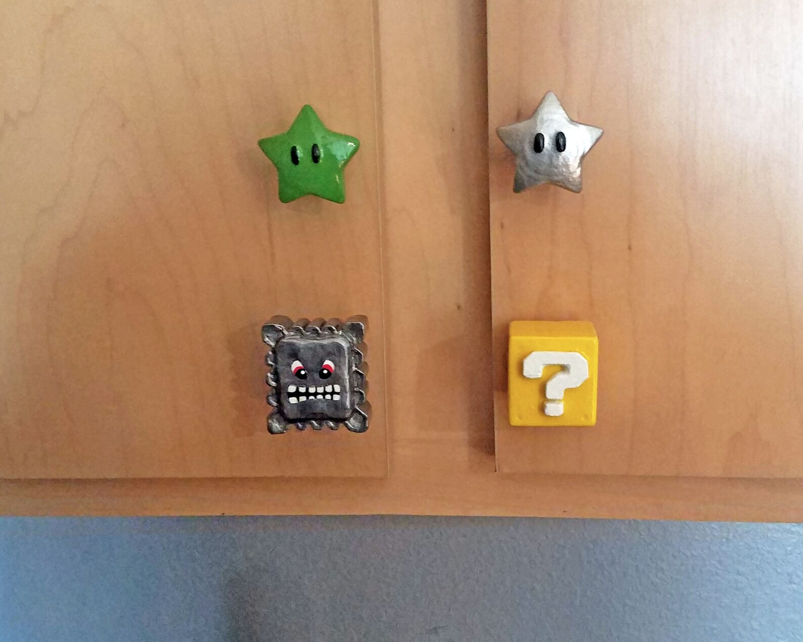 Super Mario Yellow Block Furniture Knobs Nintendo Video Game | Etsy
